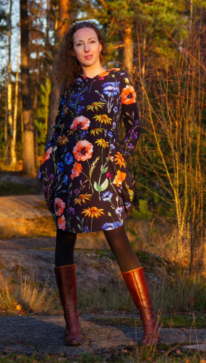VeNove Hupullinen tulppaanimekko kukkakuviolla – venove.design